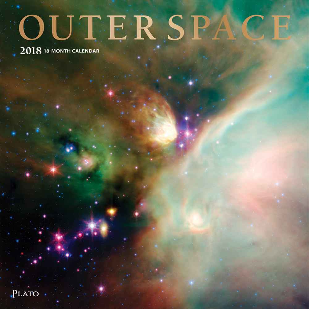 Outer Space Wall Calendar | Plato Calendars
